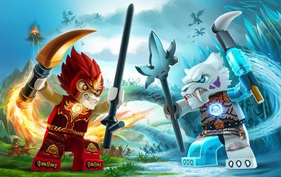 Sets LEGO - Legends of Chima - Fire vs. Ice | Minifig-pictures.be